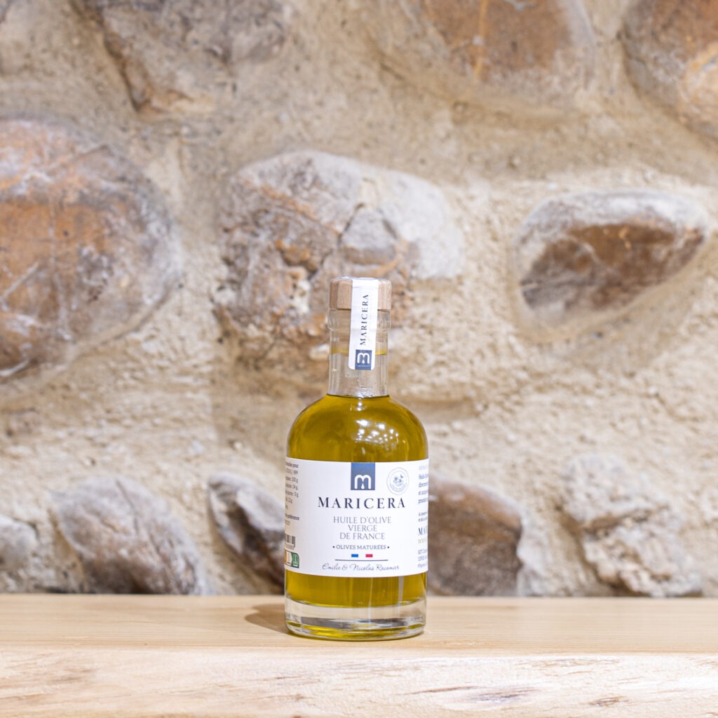 Huile d'Olive de France Olives Maturées "Péquelette" 20cl - Maricera ...